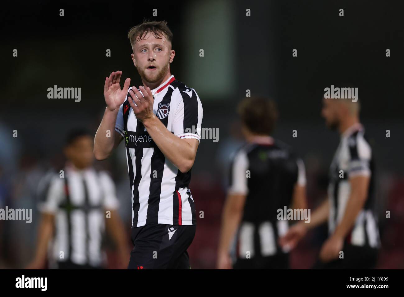 Cleethorpes, England, 19th July 2022. Stephen Wearne of Grimsby Town ...