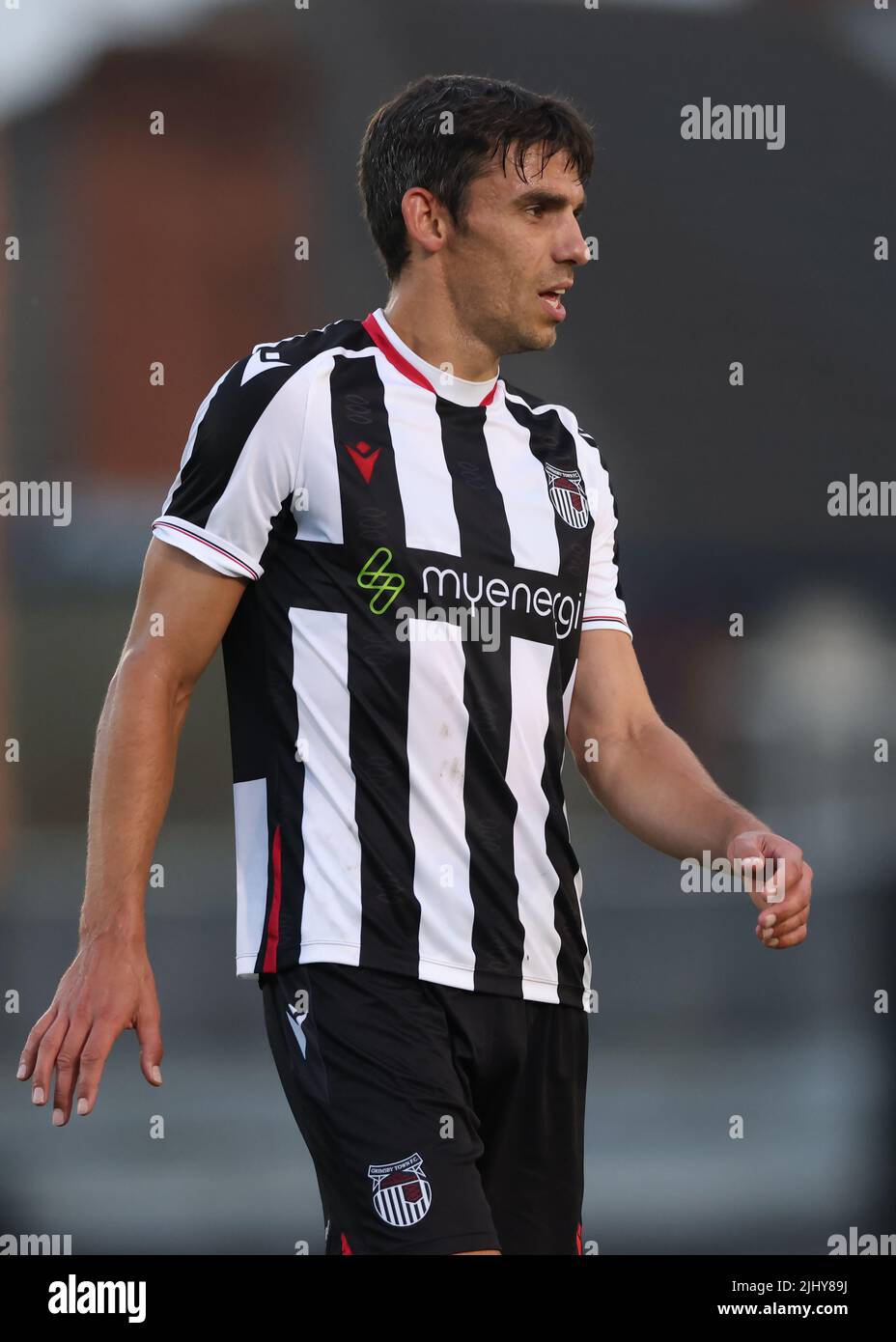 Cleethorpes, England, 19th July 2022. Shaun Pearson of Grimsby Town ...