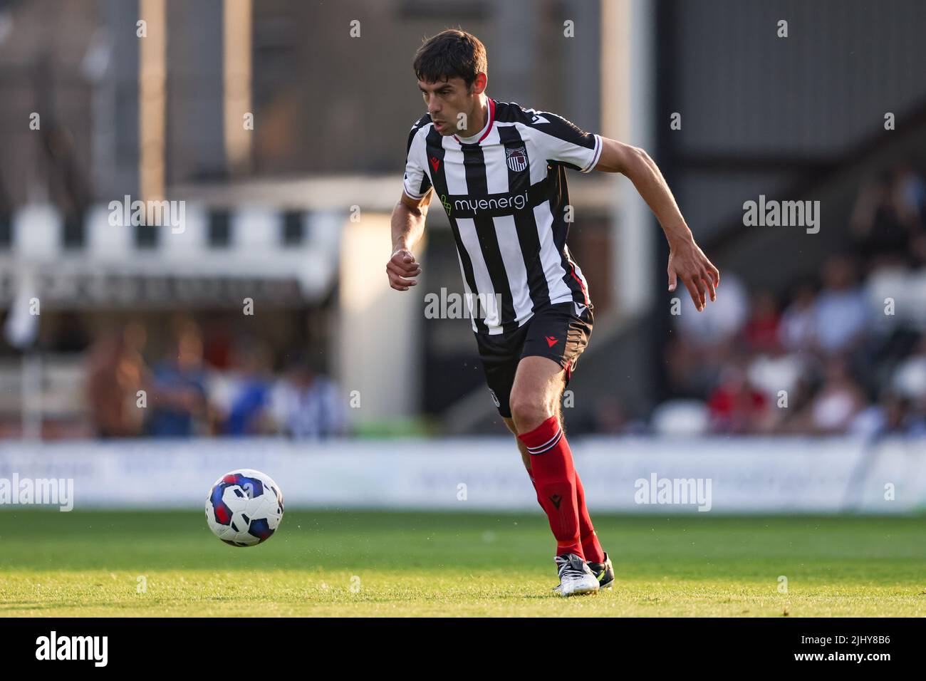 Cleethorpes, England, 19th July 2022. Shaun Pearson of Grimsby Town ...