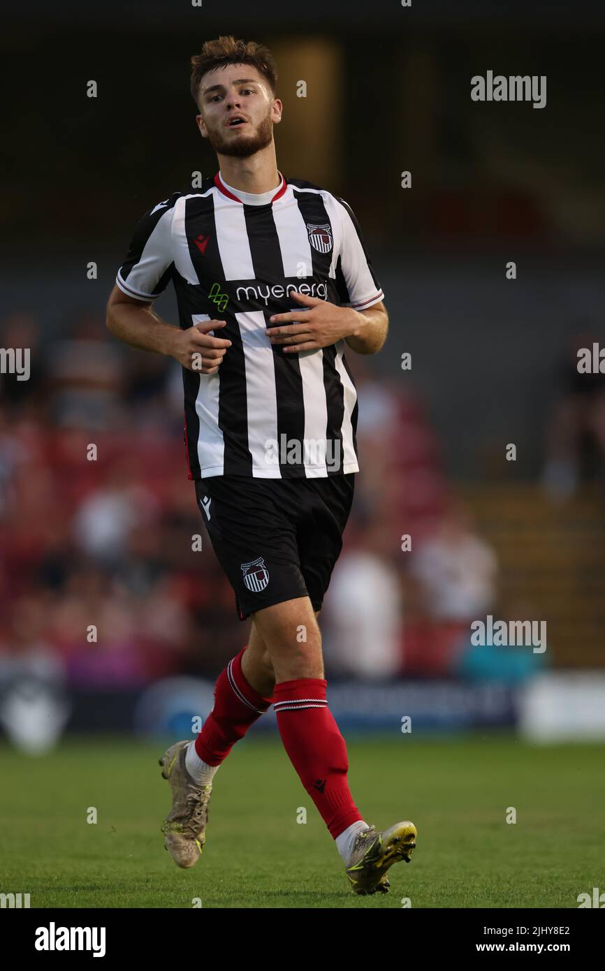 Cleethorpes, England, 19th July 2022. John McAtee of Grimsby Town ...