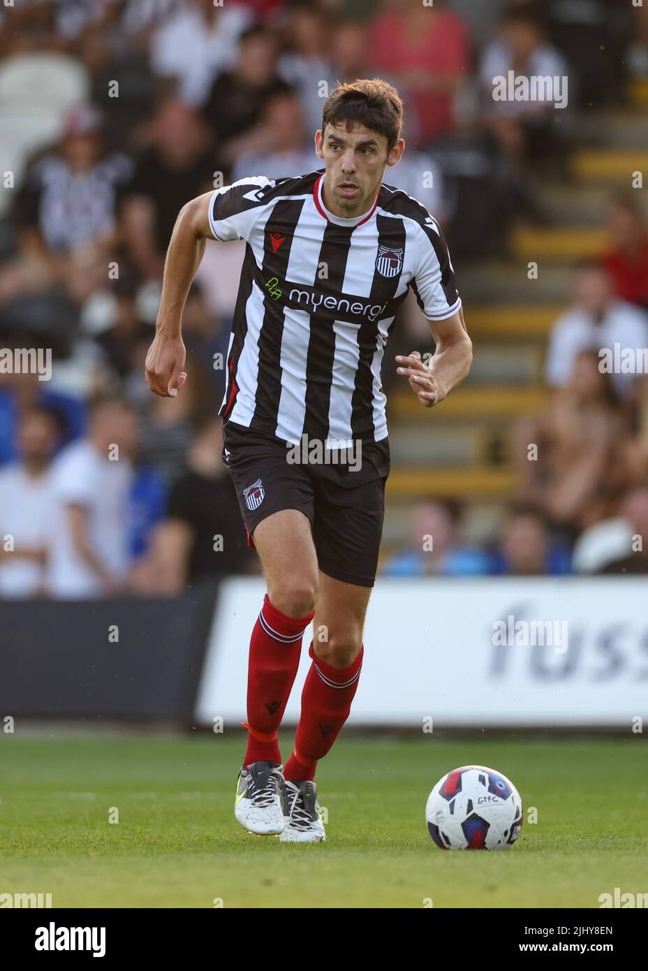 Cleethorpes, England, 19th July 2022. Shaun Pearson of Grimsby Town ...