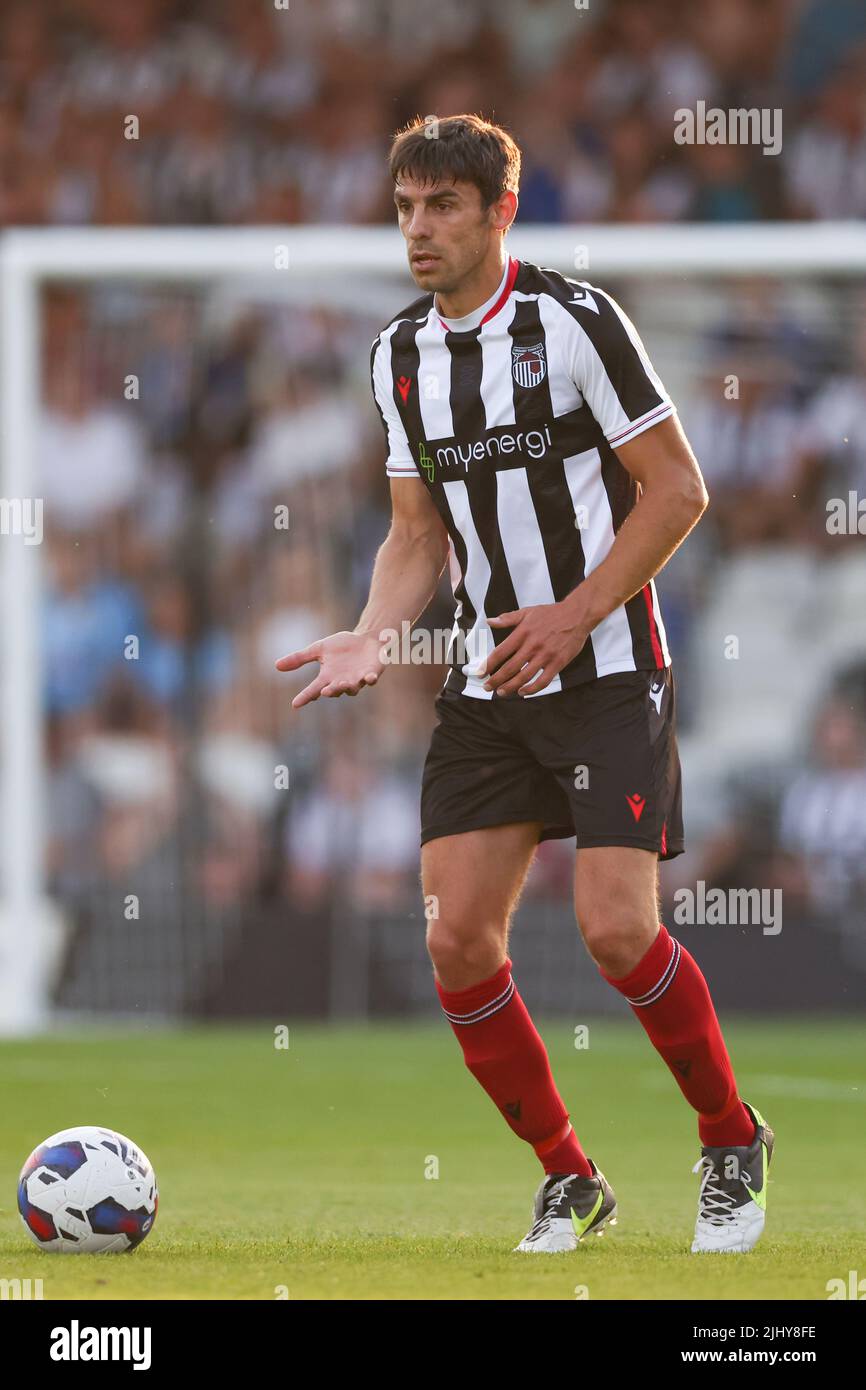 Cleethorpes, England, 19th July 2022. Shaun Pearson of Grimsby Town ...