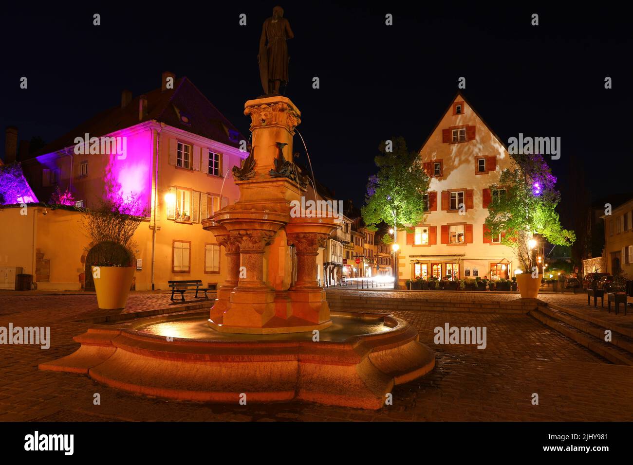 Colmar, Alsace, France April 2022 : Traditional half-timbered houses ...