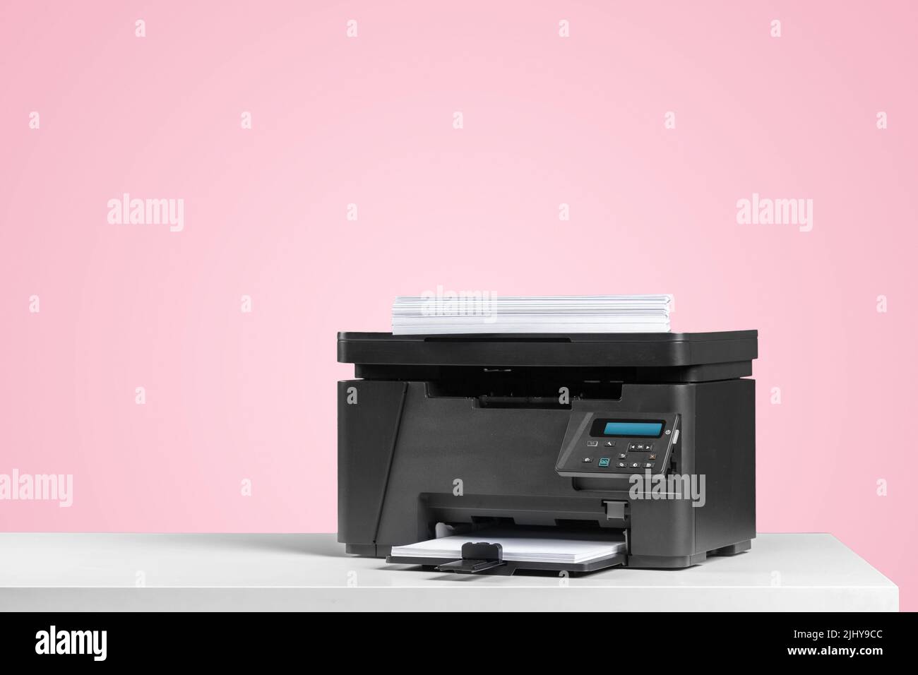 Printer, copier, scanner. Office table Stock Photo - Alamy
