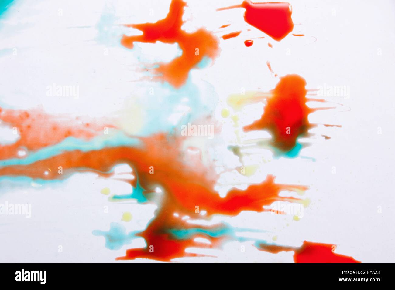 Colorful ink paint liquid reaction hi-res stock photography and images ...