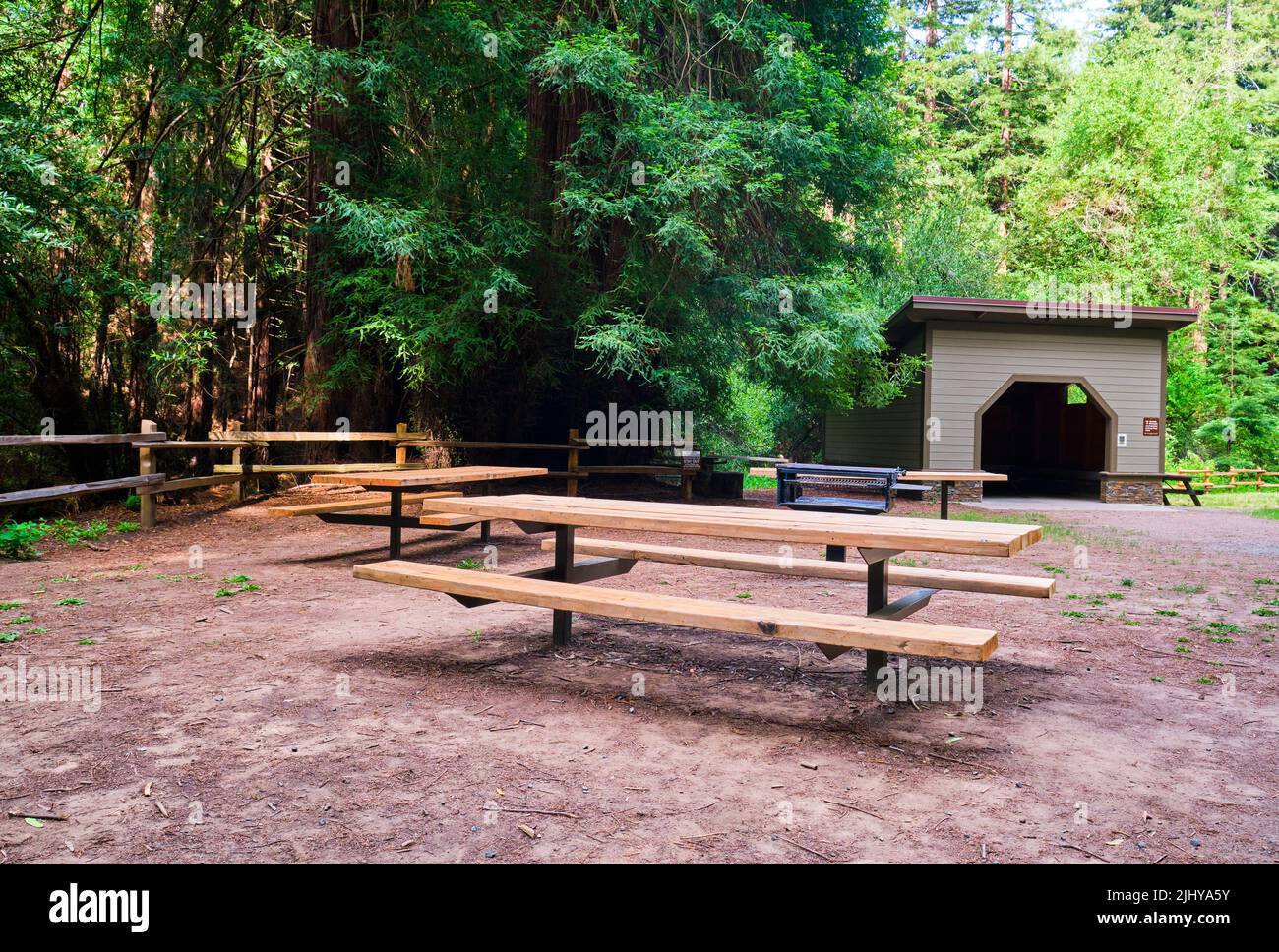 A picnic, rest, eating area, just renovated, refurbished with new ...