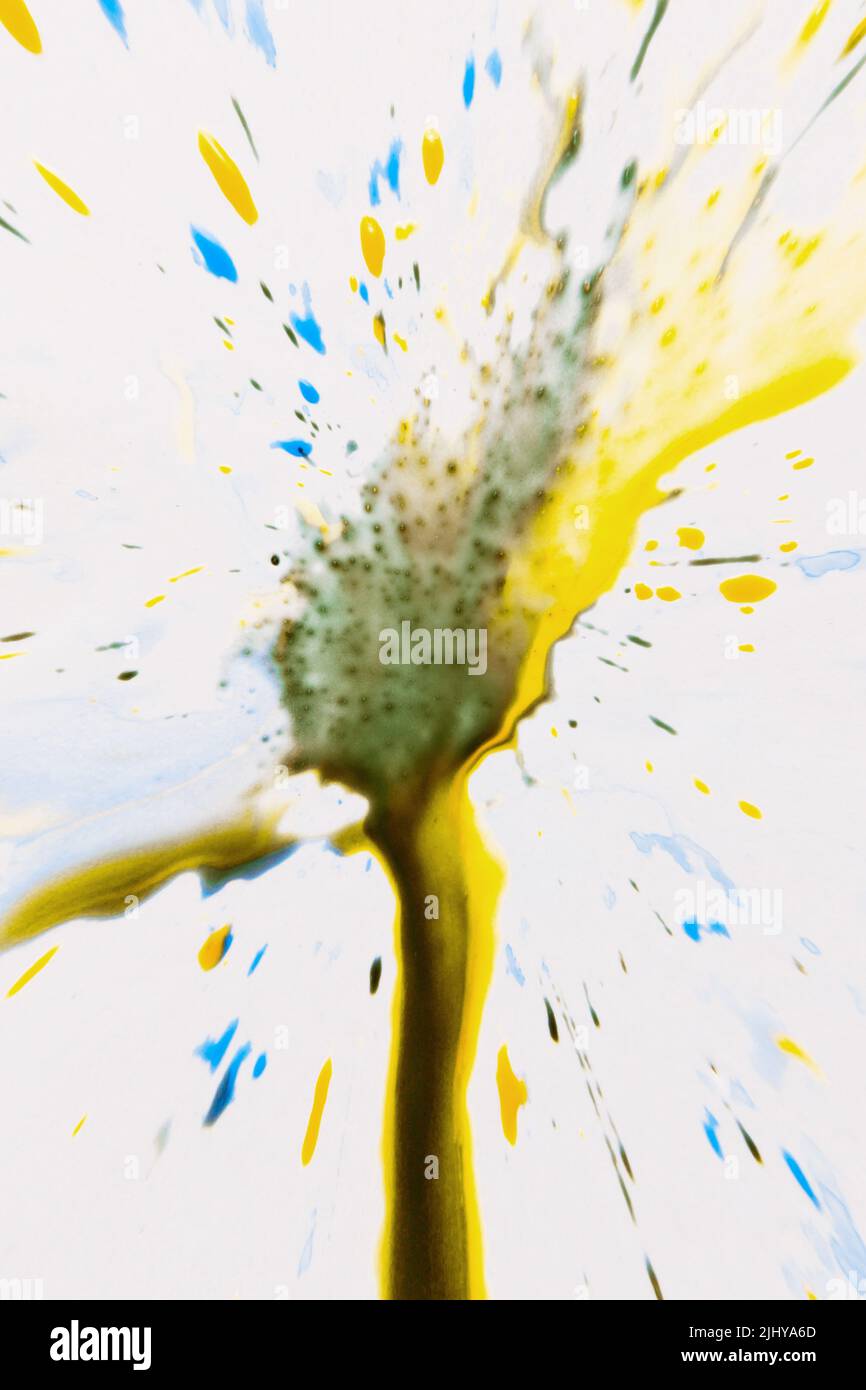 Abstract image of colorful spatters Stock Photo - Alamy