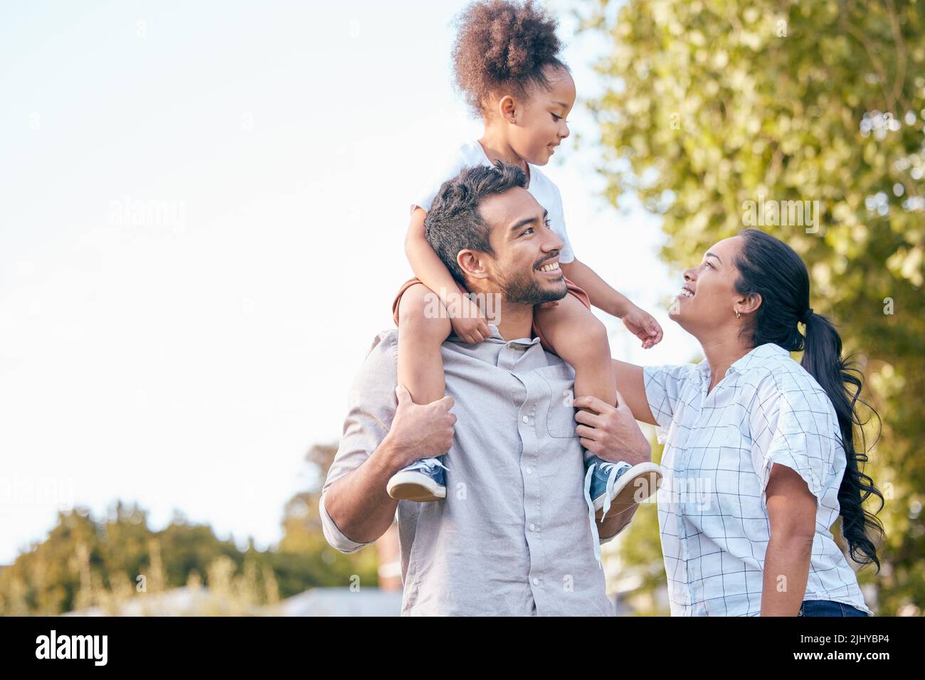 Happiness is having a loving and caring family. a young couple and ...