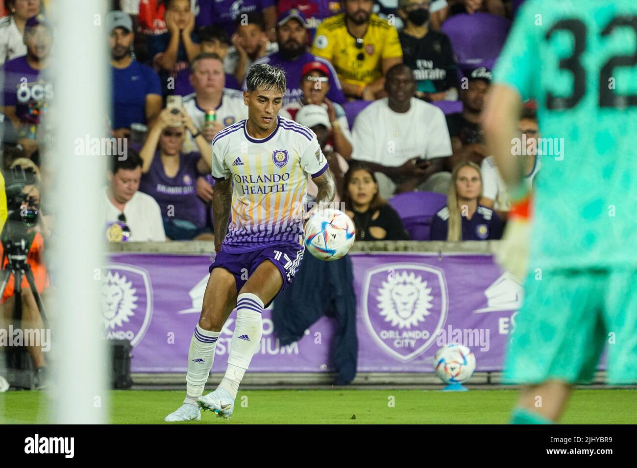 Orlando, Florida, USA, July 20, 2022, Orlando City forward Facundo ...