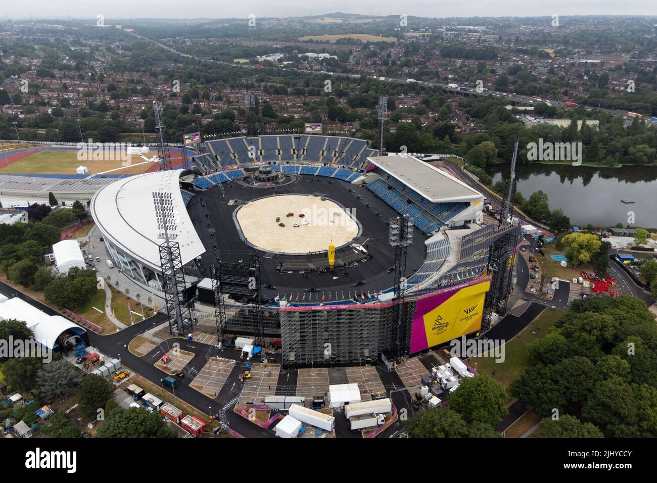 Aerial view of birmingham university hi-res stock photography and ...