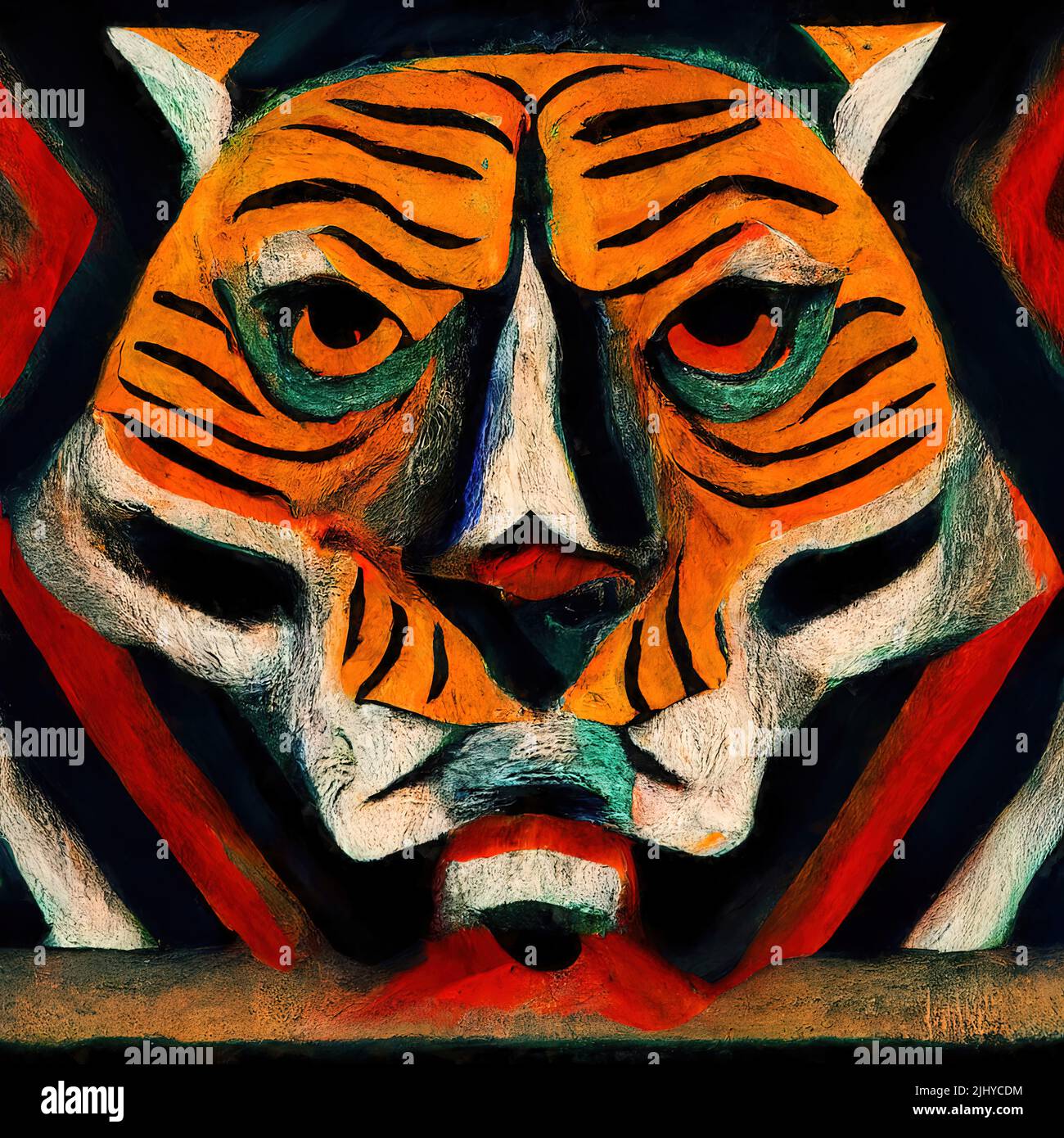 Abstract feline art hi-res stock photography and images - Alamy