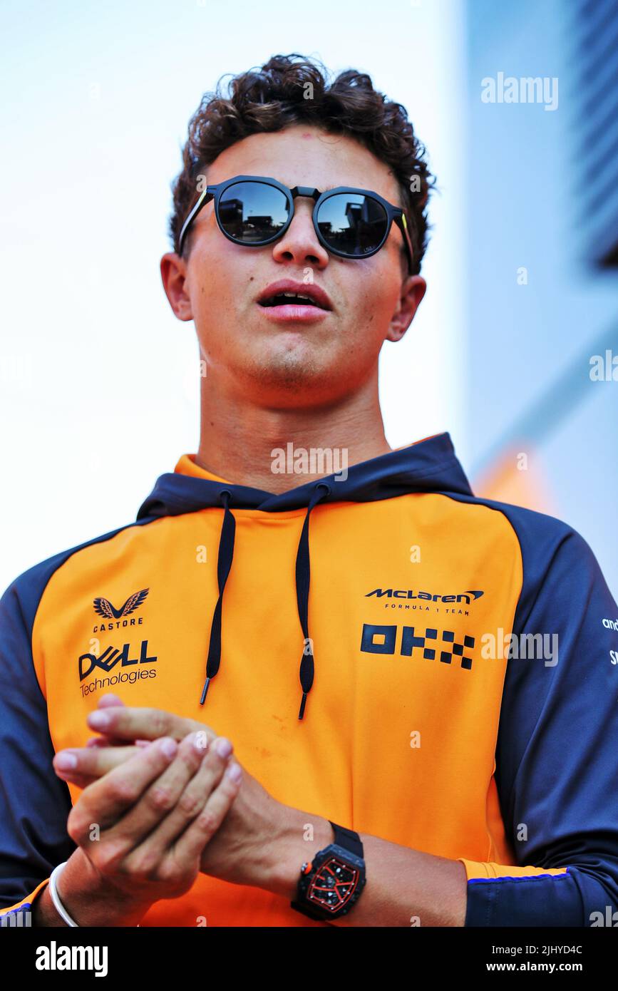 Lando Norris (GBR) McLaren. French Grand Prix, Thursday 21st July 2022. Paul Ricard, France ...