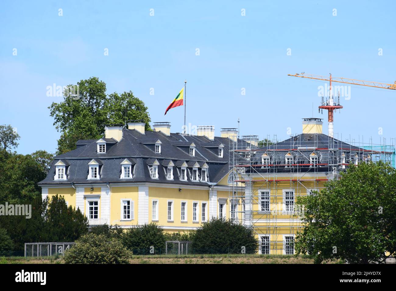 Schloss Neuwied at the Rhine Stock Photo - Alamy