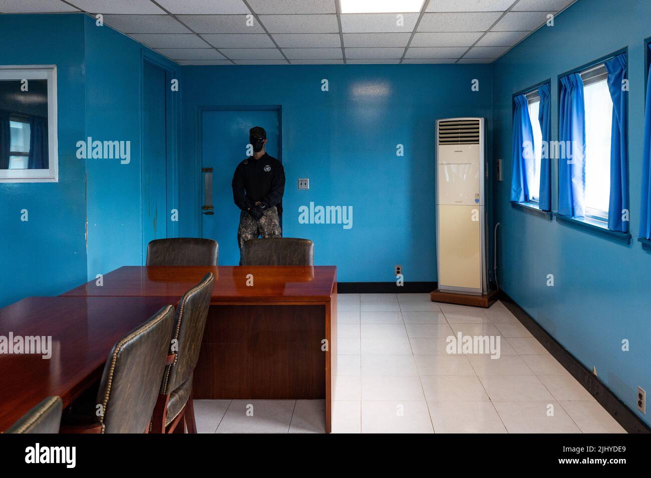 19 July 2022 - Panmunjom, South Korea : South Korean and United Nations ...