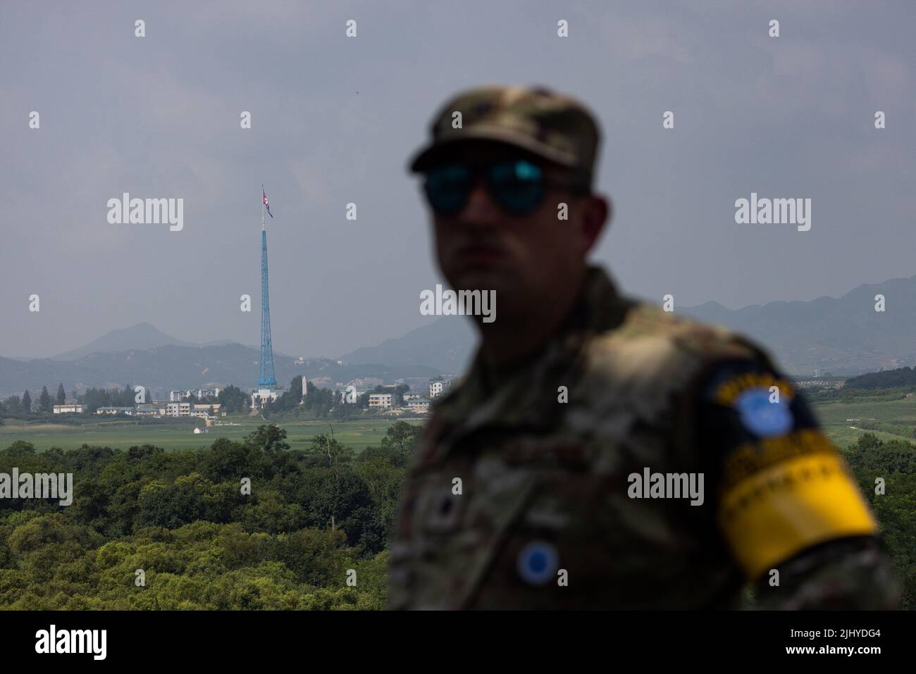 19 July 2022 - Panmunjom, South Korea : A United Nations Command (UNC ...
