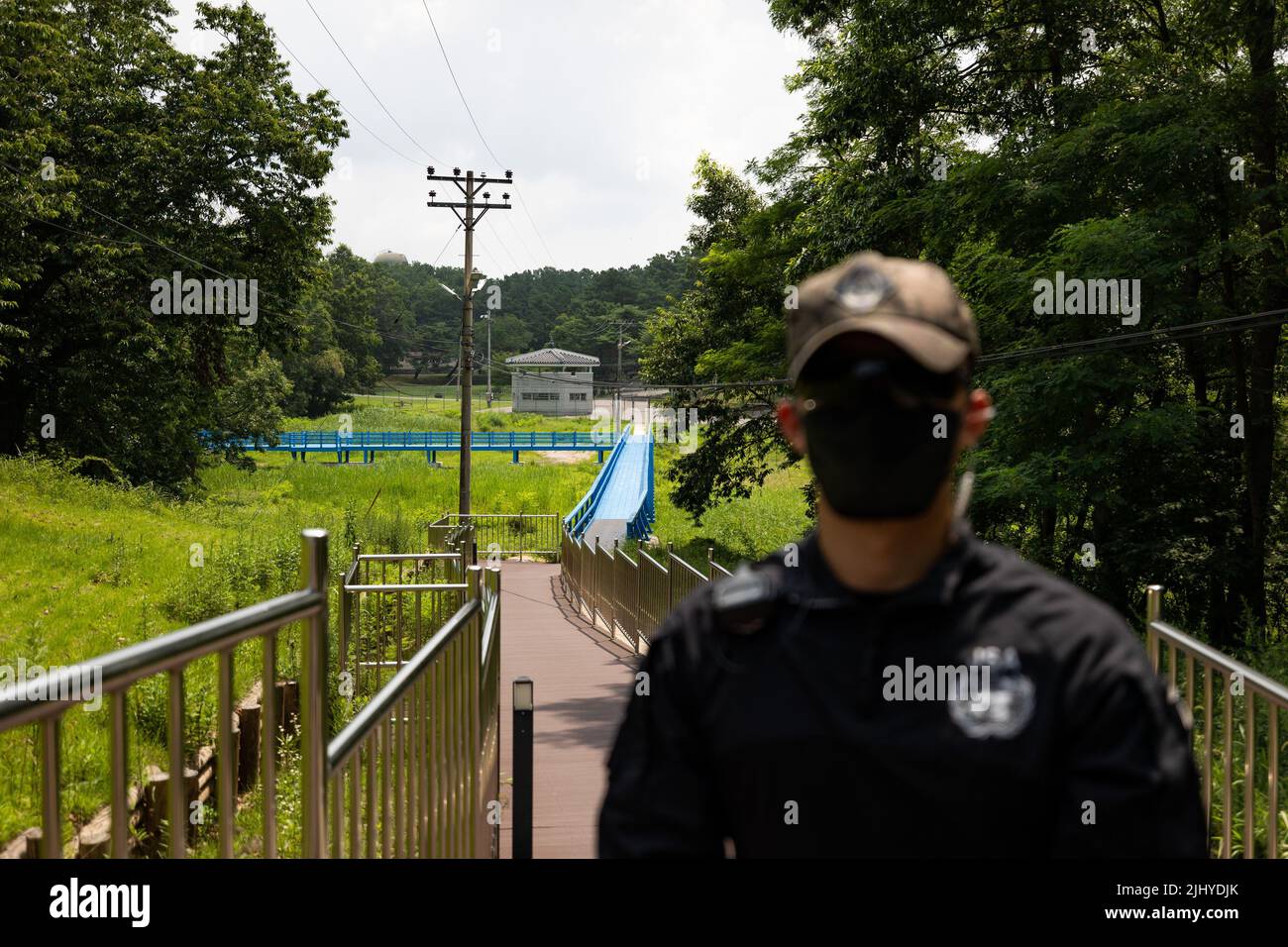 19 July 2022 - Panmunjom, South Korea : South Korean and United Nations ...