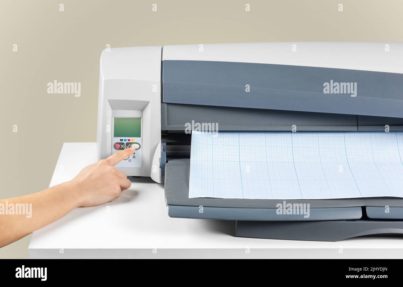 Printer, copier, scanner. Office table Stock Photo - Alamy
