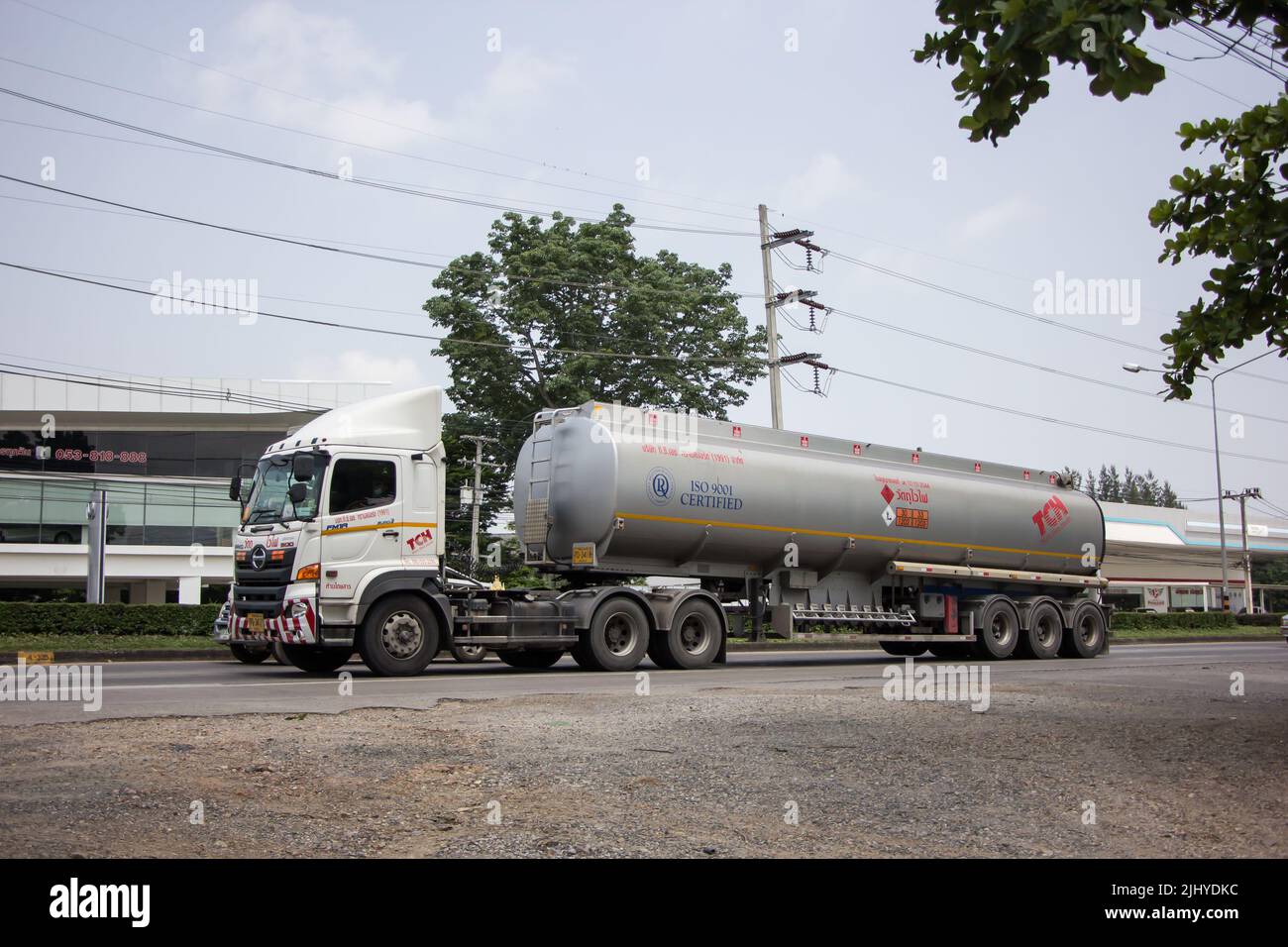 Chiangmai, Thailand - April 21 2022: Oil Truck of TCH Logistic Oil ...