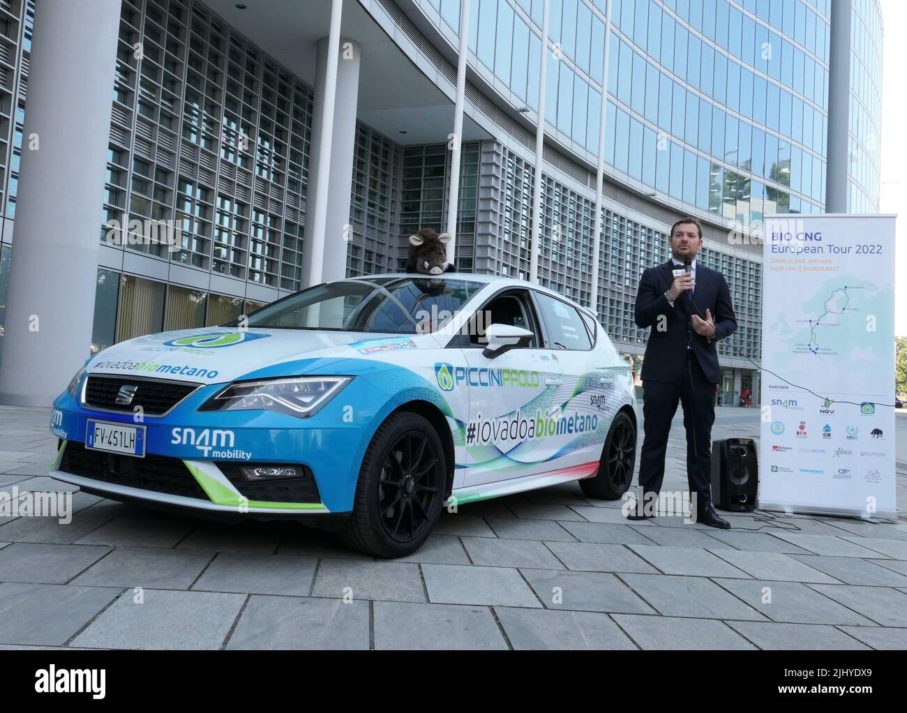 Milan, Italy Palazzo Lombardia official presentation of the journey of ...