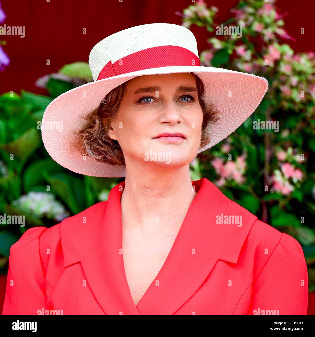 Princess Delphine of Belgium attending Belgian National Day 2022 in ...