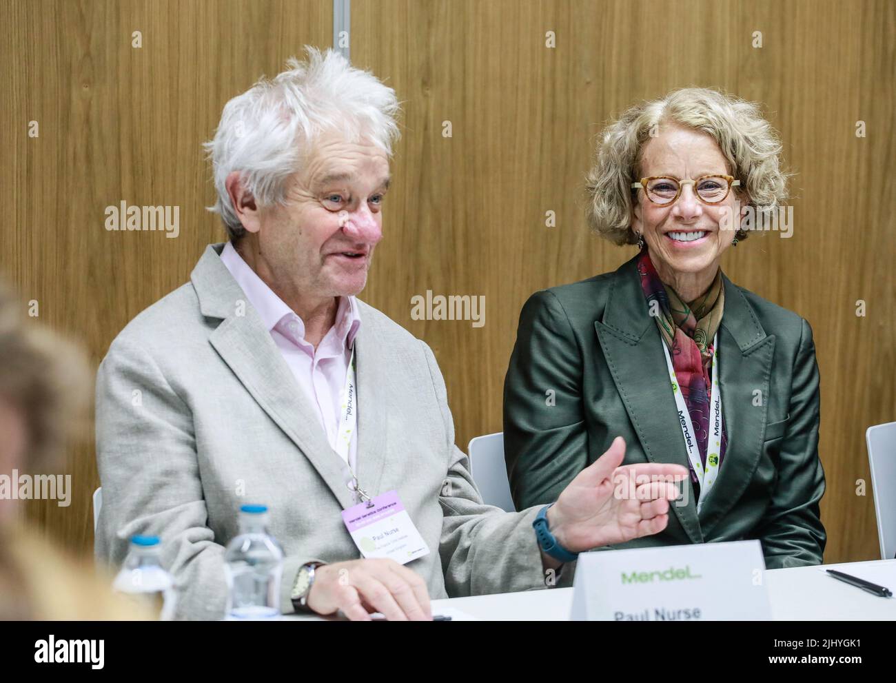Brno, Czech Republic. 21st July, 2022. British geneticist Paul Nurse ...