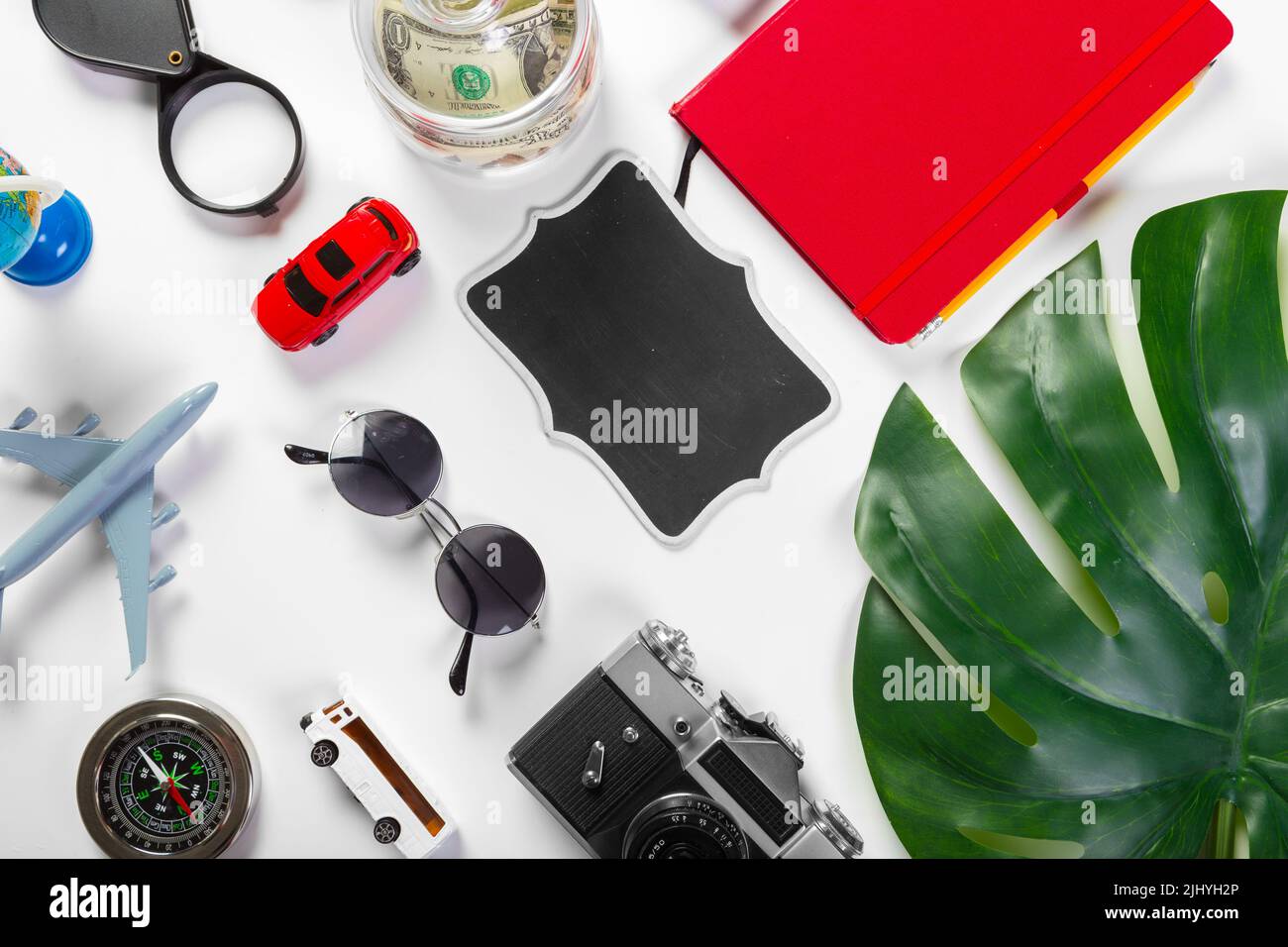 travel, summer vacation, tourism and objects concept Stock Photo - Alamy