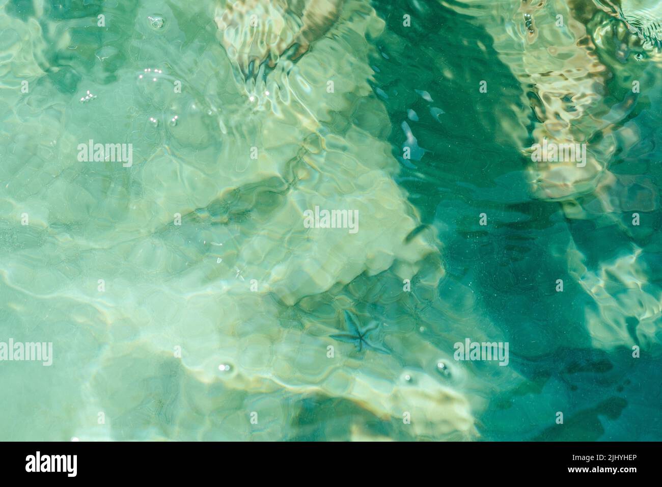 Abstract Real beauty nature background. Ocean bokeh Sea ripple wave ...