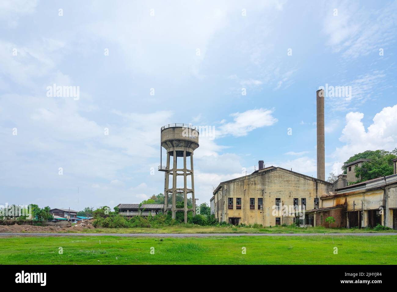 The old paper mill used to produce paper and banknotes during World War ...