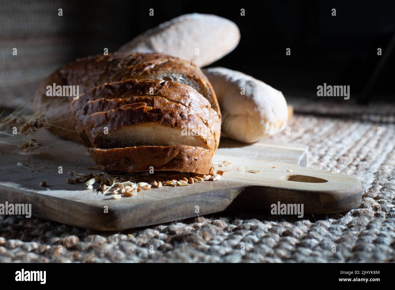 Bread ingredient wheat hi-res stock photography and images - Alamy
