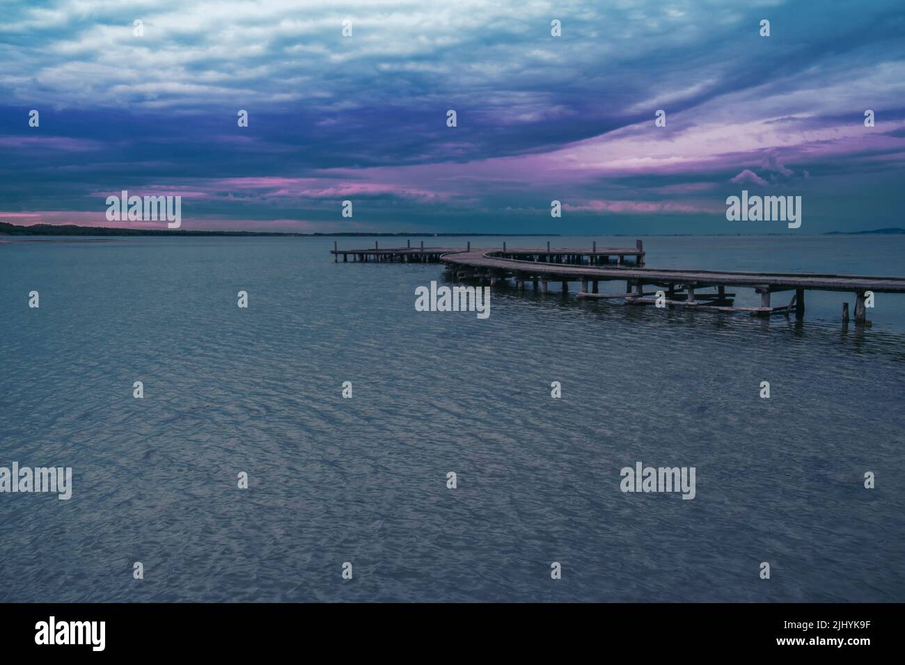 The lagoon of Narta and Zvernec island, Vlore, Albania Stock Photo - Alamy