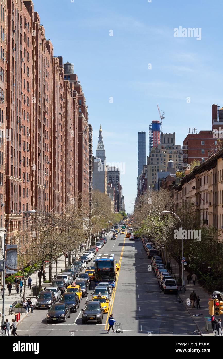 View of Manhattan from the High Line Stock Photo - Alamy