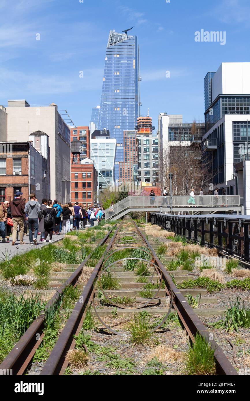 View from the High Line in Manhattan Stock Photo - Alamy