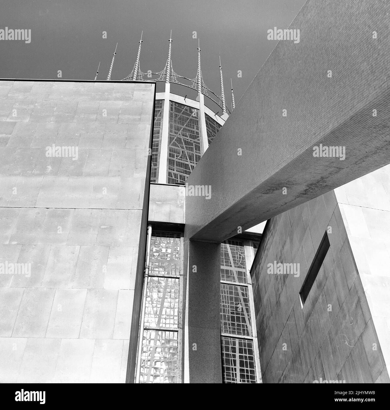 Modern building designed in Black and White Stock Photos & Images - Alamy