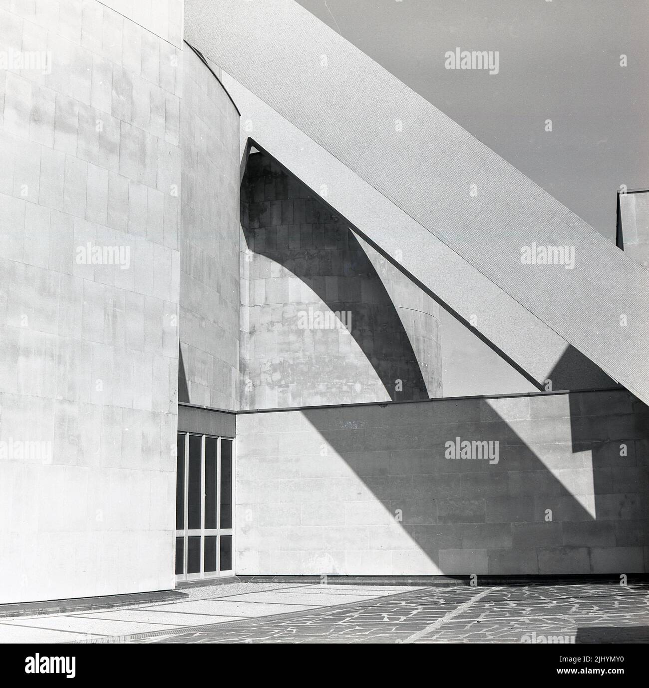 1969, historical, exterior of the Liverpool Metropolitan Cathedral ...