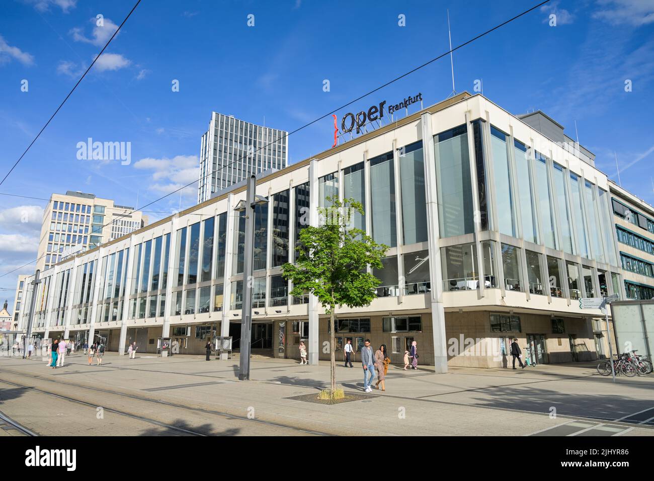 Oper Frankfurt, Willy-Brandt-Platz, Frankfurt am Main, Hessen ...