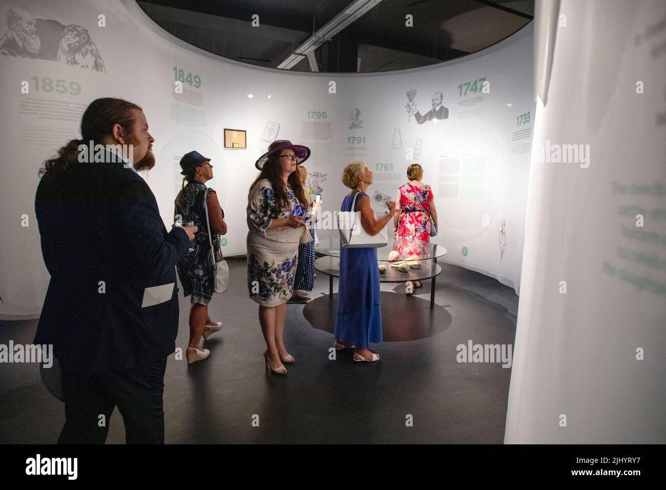 Prague, Czech Republic. 21st July, 2022. Exhibition Never-ending Story ...