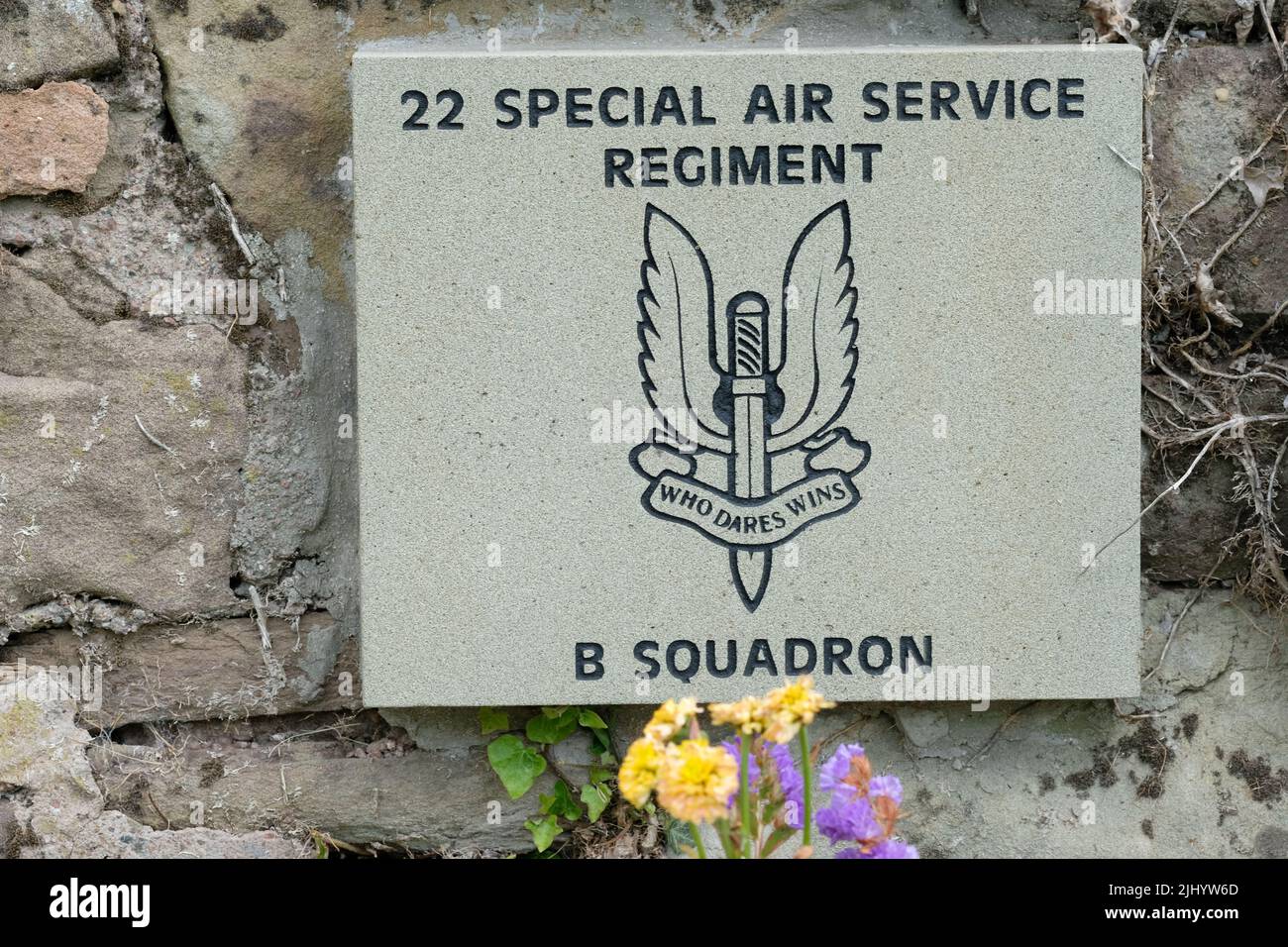 22 Special Air Service Regiment memorial plaque for the soldiers of B ...
