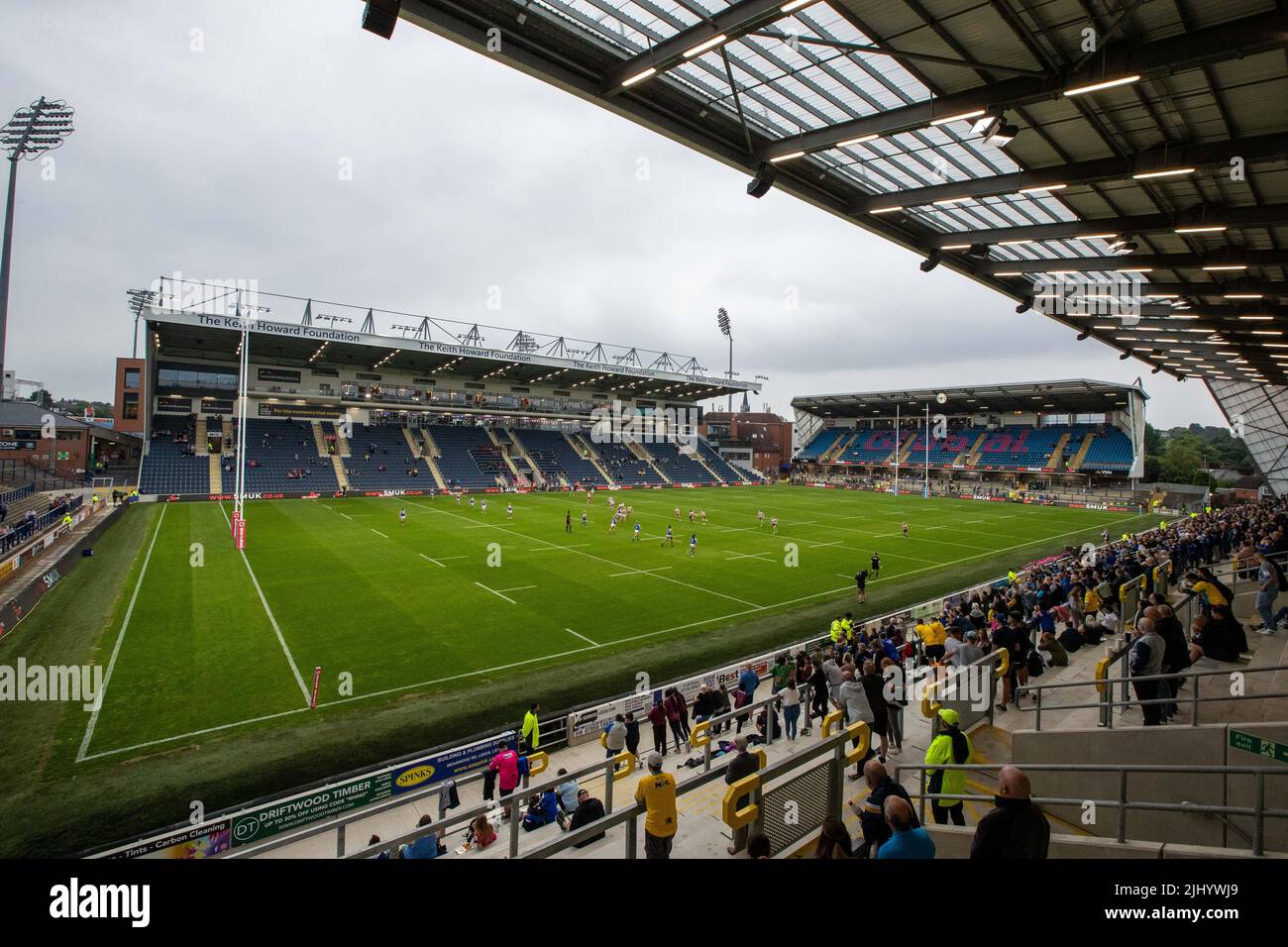 General view inside Headingley Stadium ahead of tonight's game Stock ...