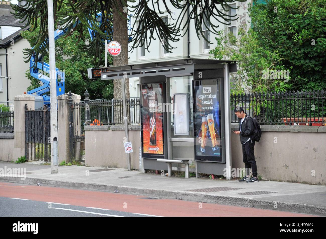 Bus stop cork city hi-res stock photography and images - Alamy