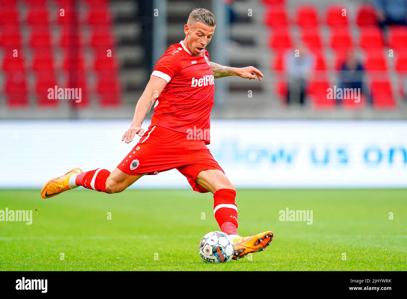 ANTWERP, BELGIUM - JULY 21: Toby Alderweireld of Royal Antwerp FC ...