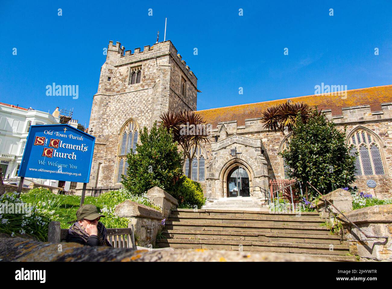Welcome to hastings sign hi-res stock photography and images - Alamy