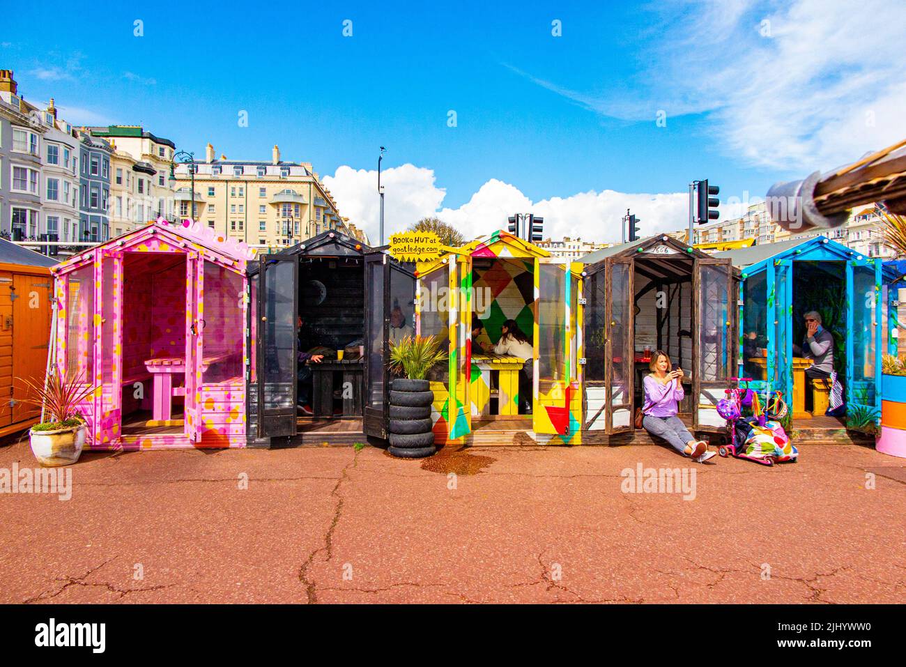 Goat Ledge cafe in St Leonard's On Sea next to Hastings, East Sussex ...