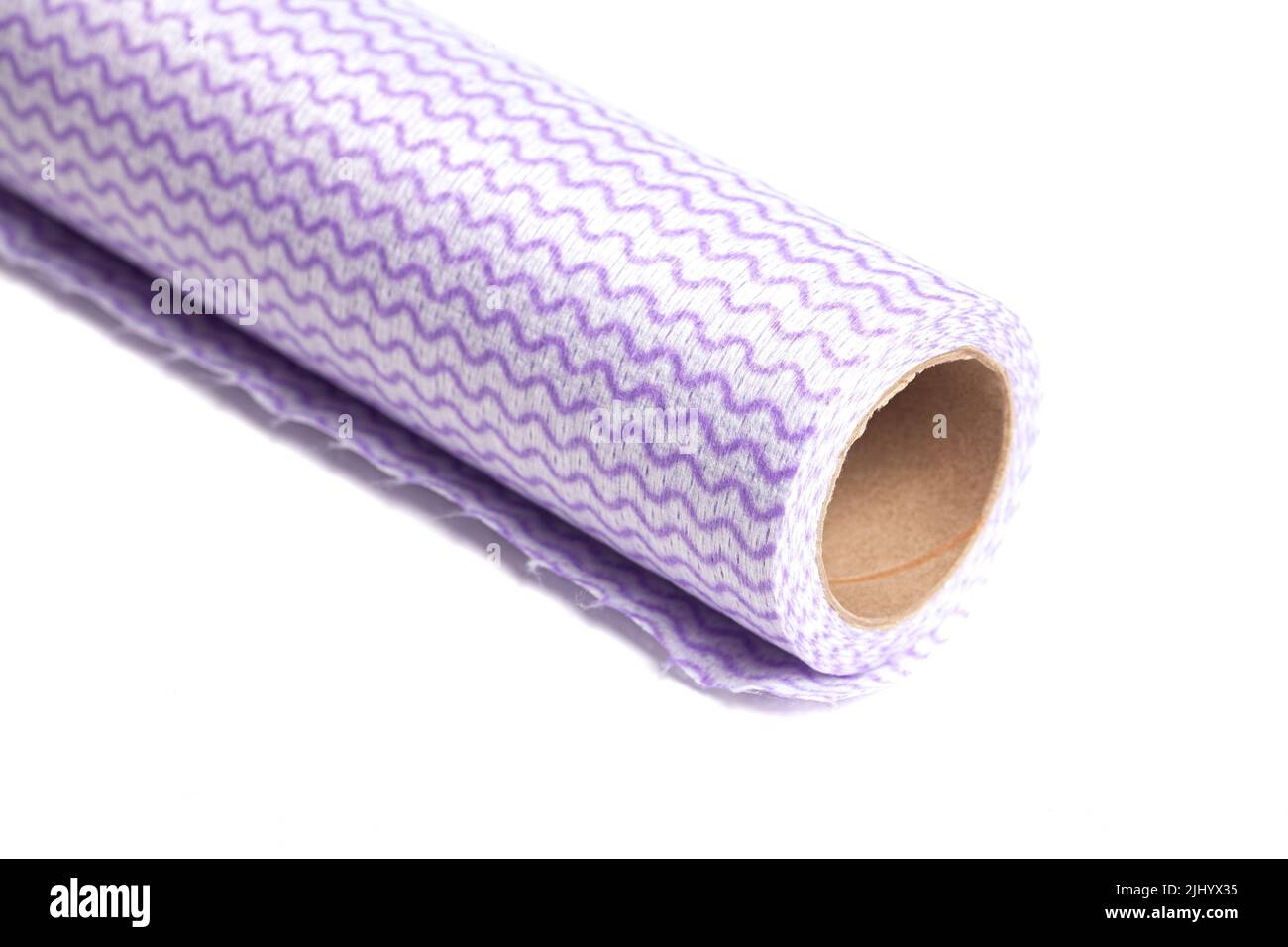 Kitchen towel roll isolated on a white background Stock Photo - Alamy