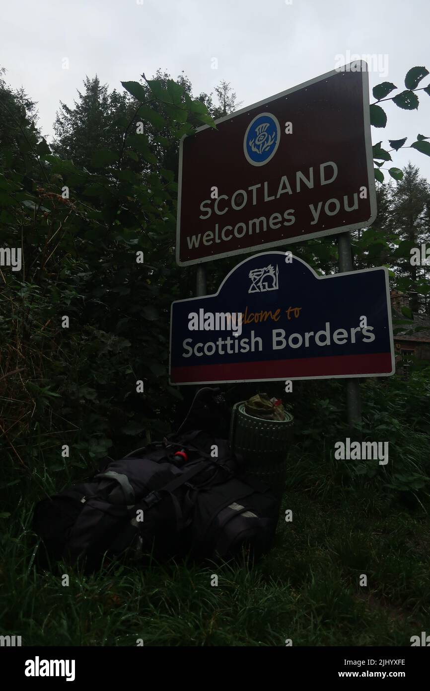 Anglo-Scottish border. English Northern frontier. Scottish Southern ...