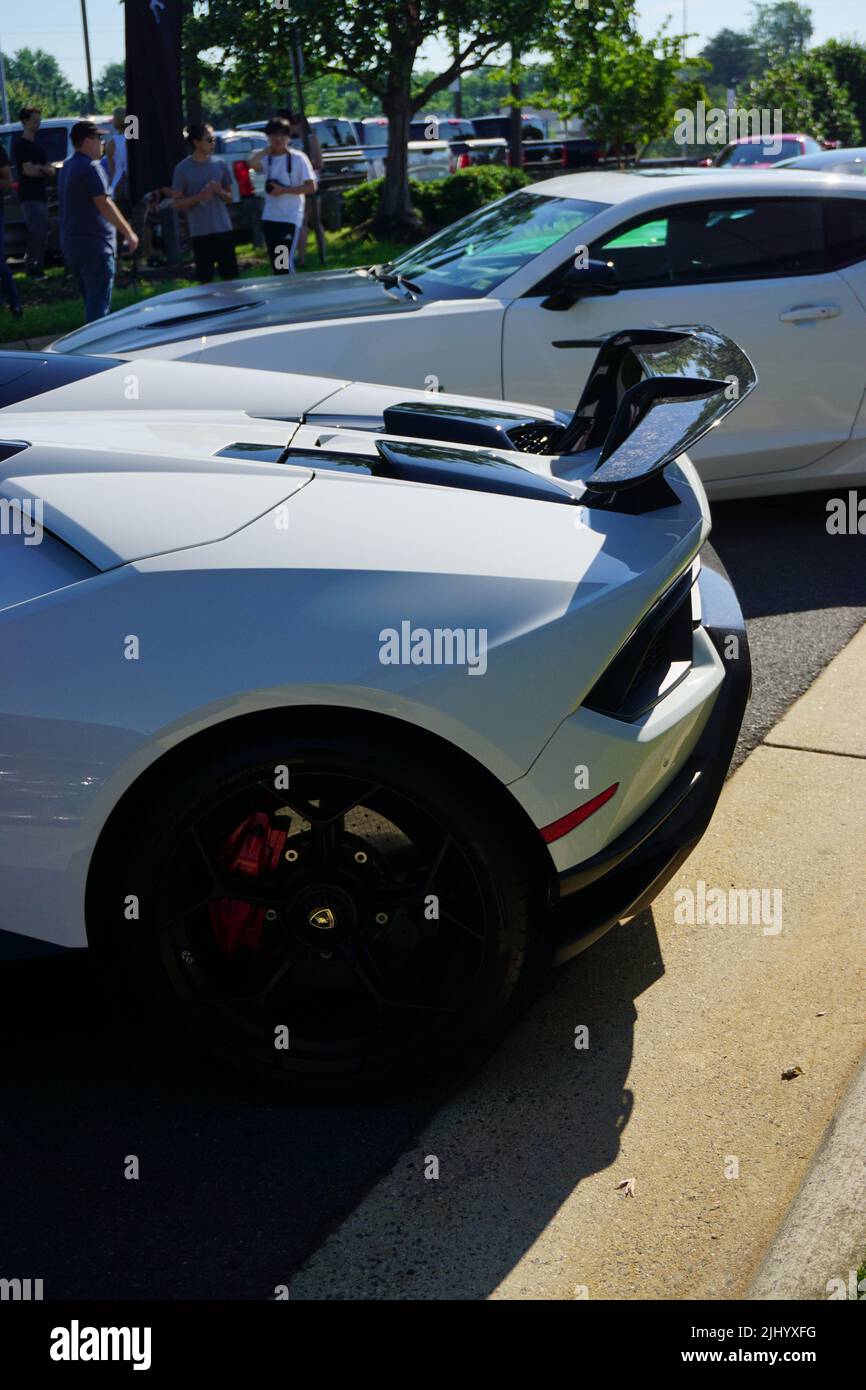 Lamborghin Huracan Performante back Stock Photo - Alamy