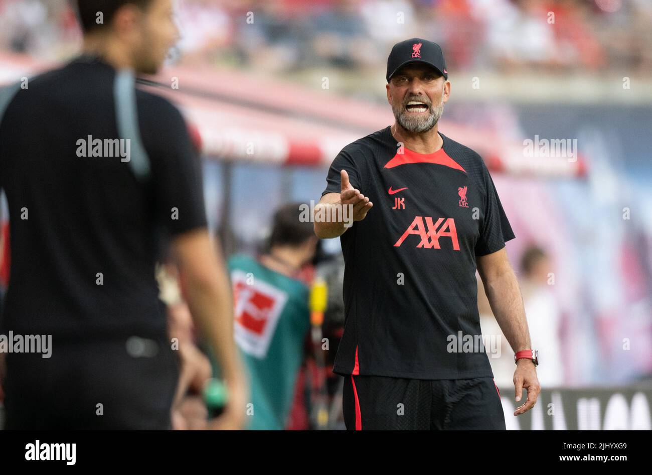 Leipzig, Germany. 21st July, 2022. Soccer: Test matches, RB Leipzig ...