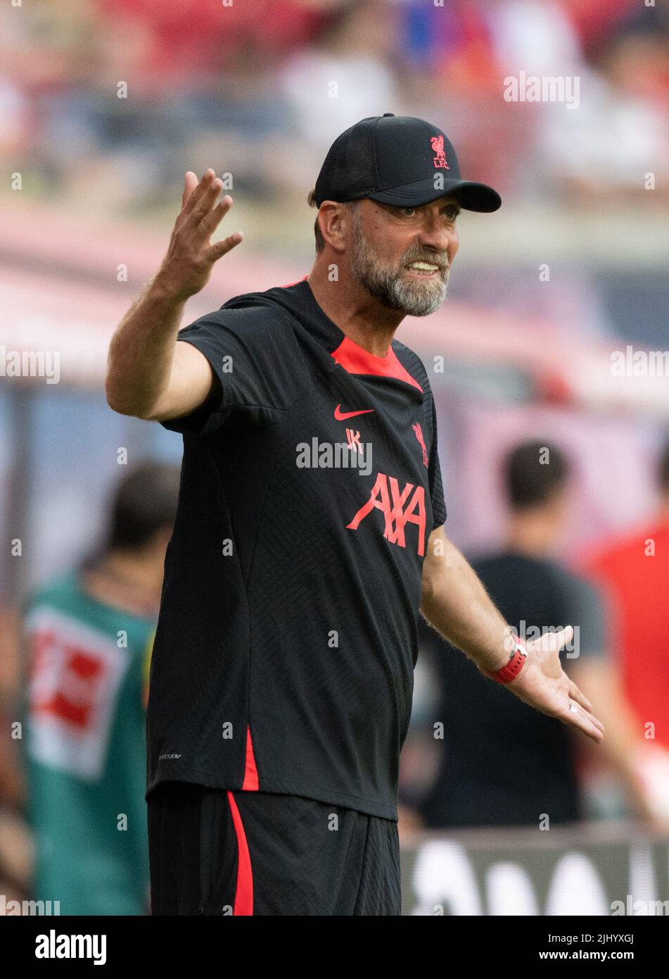 Leipzig, Germany. 21st July, 2022. Soccer: Test matches, RB Leipzig ...