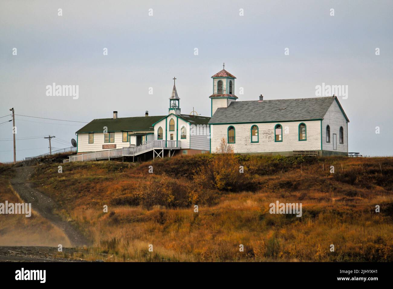 Holy Name of Mary Church in the Gwich'in community of Tsiigehtchic ...