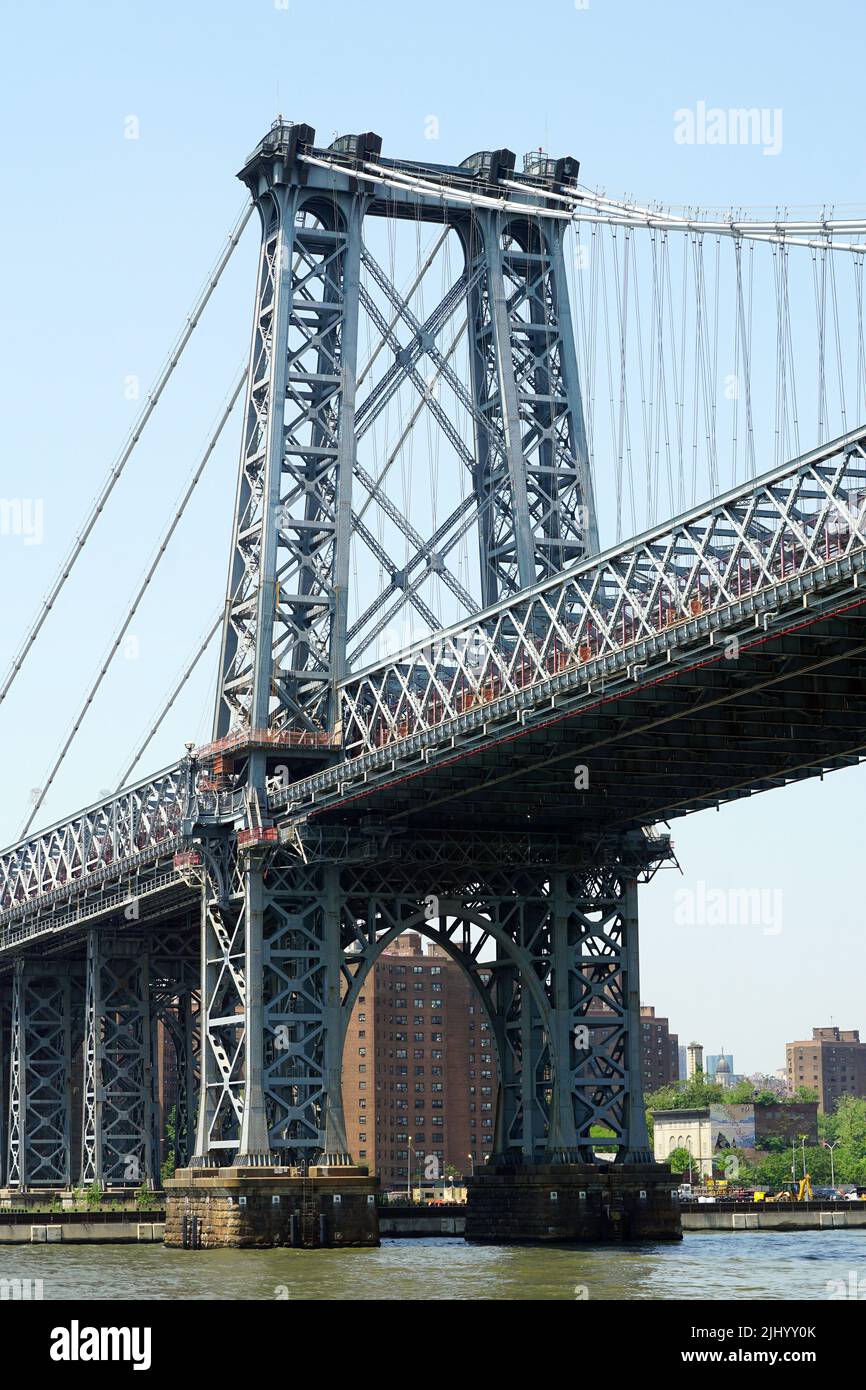Williamsburg Bridge, Manhattan, New York City (NYC), State of New York ...