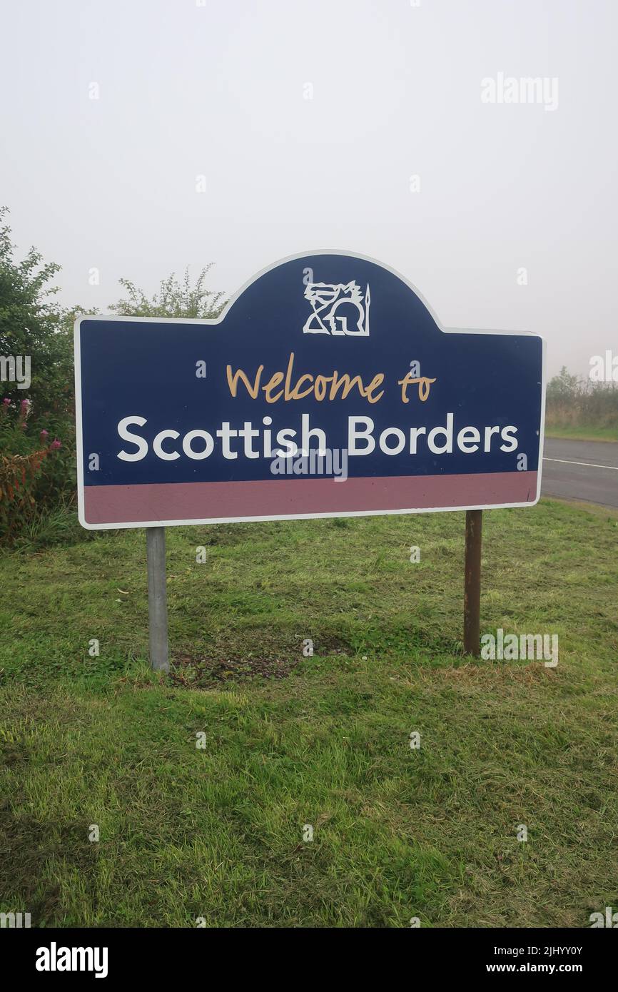 Anglo-Scottish border. English Northern frontier. Scottish Southern ...